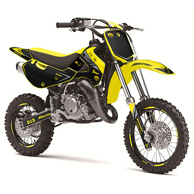 2008-2023 DRZ 125 BINARY Yellow Senge Graphics Kit Compatible with ...