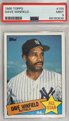 1985 Topps Baseball Dave Winfield #705 PSA 9 Hall of Fame | eBay