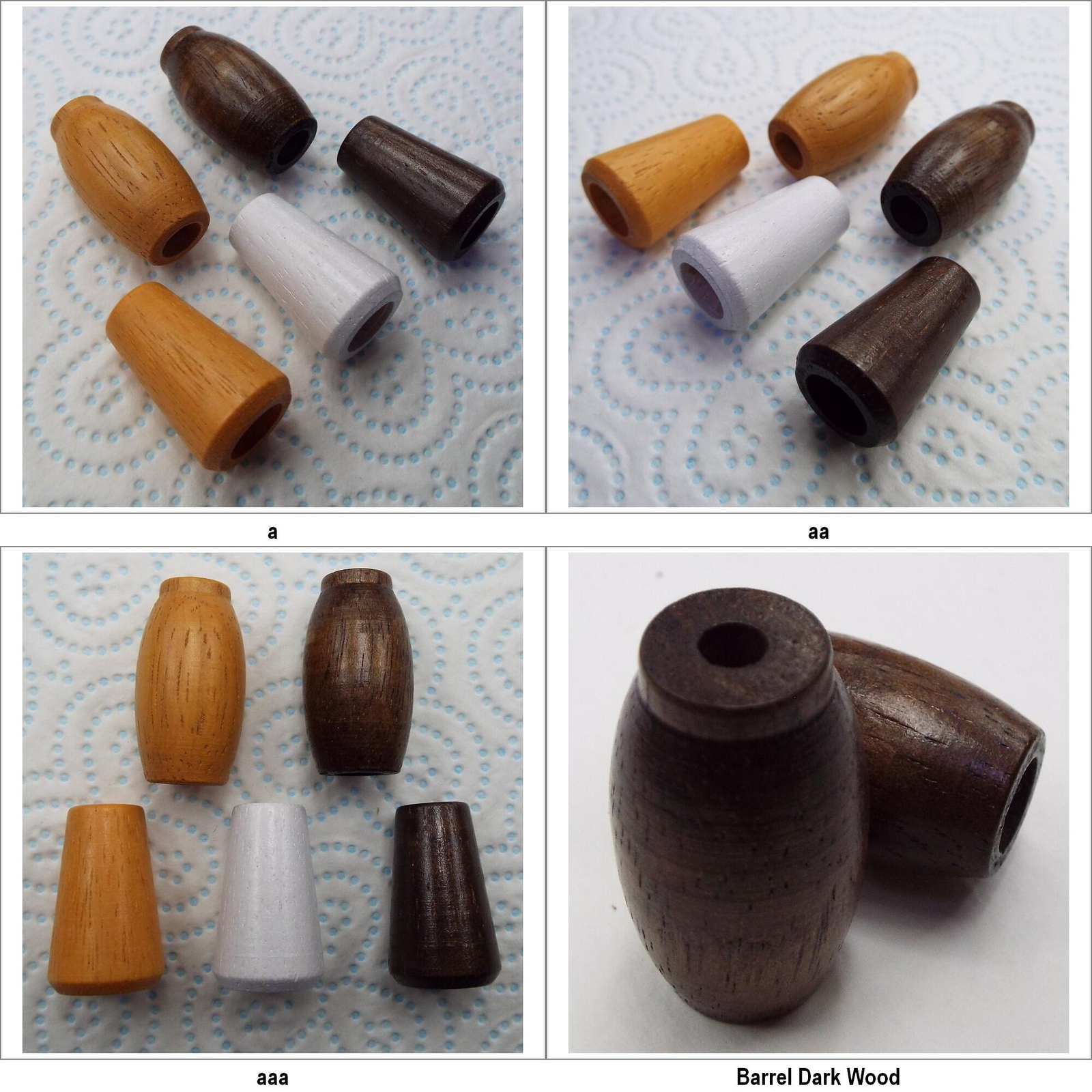 9 TYPE Wooden Cord Pull for Light Fan Blind Wood End Stop BUY 1 2 4 ...