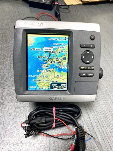 Garmin GPSMAP 521 Marine Chartplotter With Accessories And UK g2 Charts ...