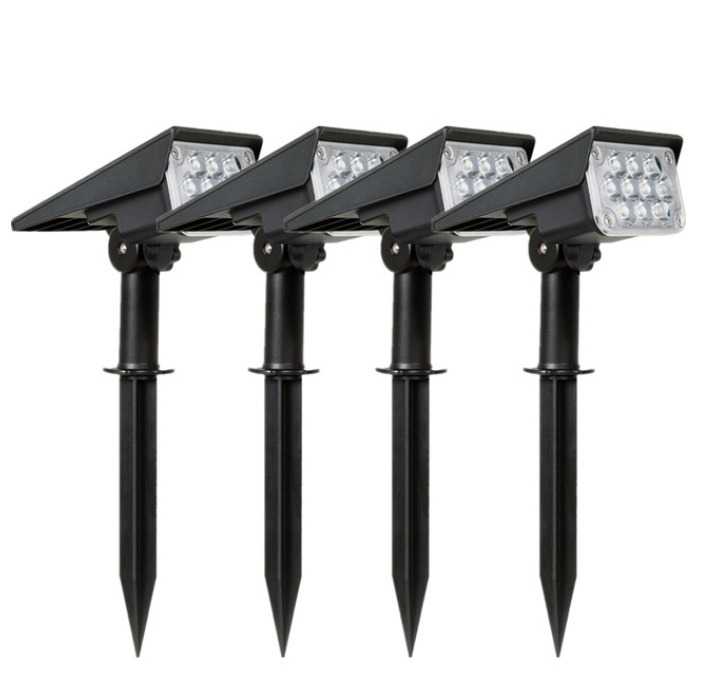 Solar 20-LED Spotlight Landscape Light Outdoor Garden Waterproof ...