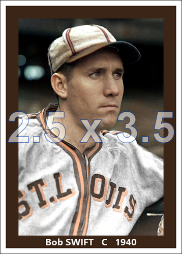 Bob Swift - 1940 St. Louis Browns - choose a style - colorized print | eBay