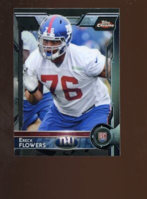 2015 TOPPS CHROME MINI ERECK FLOWERS BLACK REFRACTOR #136 7/15 RC | eBay