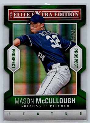 2014 Panini Elite Extra Edition #87 Mason McCullough Green Die Cut 13/ ...