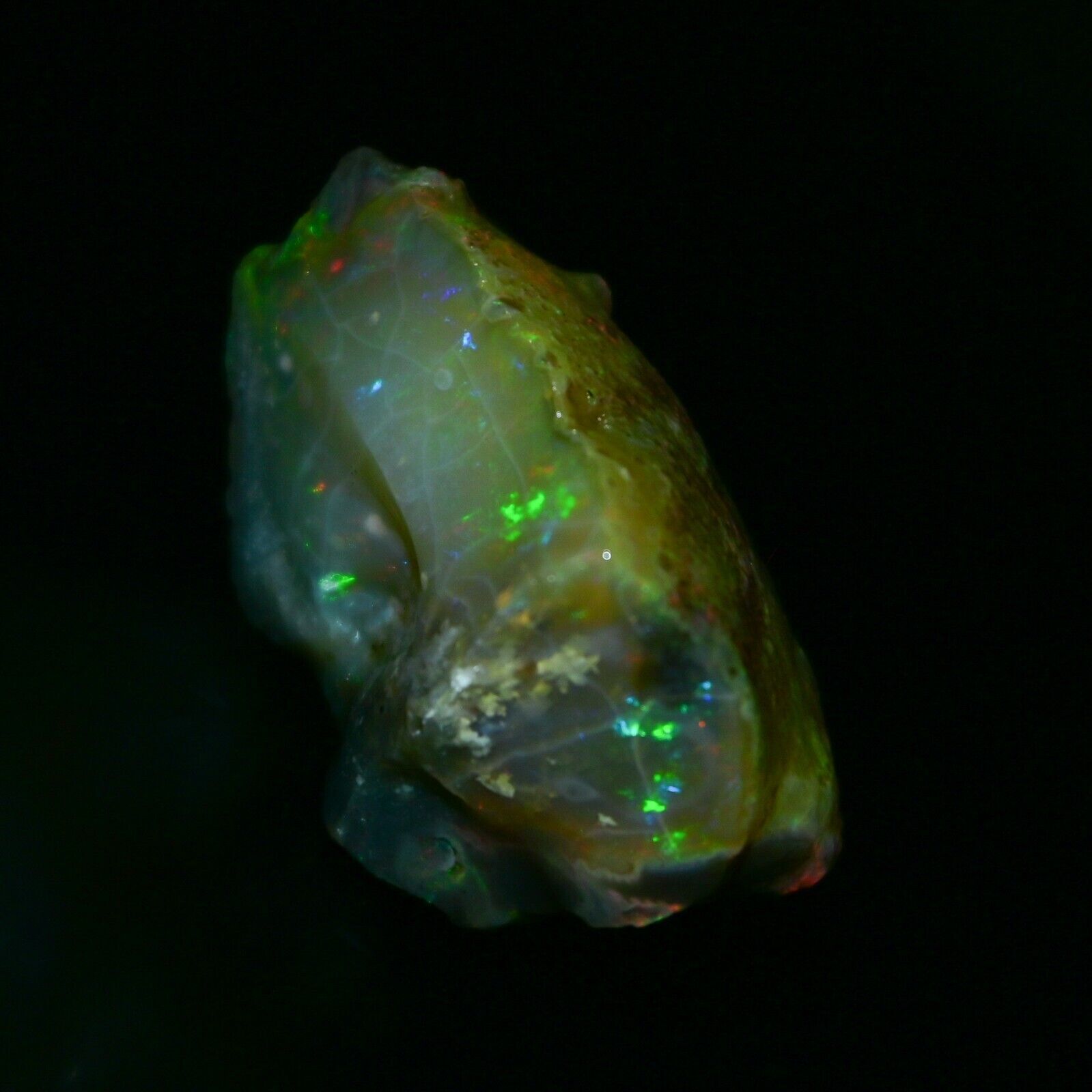 Opal Rough 63.65 Carat Natural Ethiopian Opal Raw Welo Opal Gemstone ...