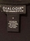 DIALOGUE Black Sleeveless ScoopNeck Knit Top Sz S (4-6) MINT msrp $49 ...