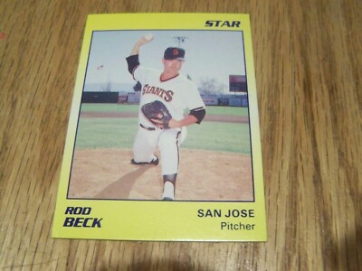 ROD BECK LEAGUE BASEBALL CARD #89 1989 STAR | eBay