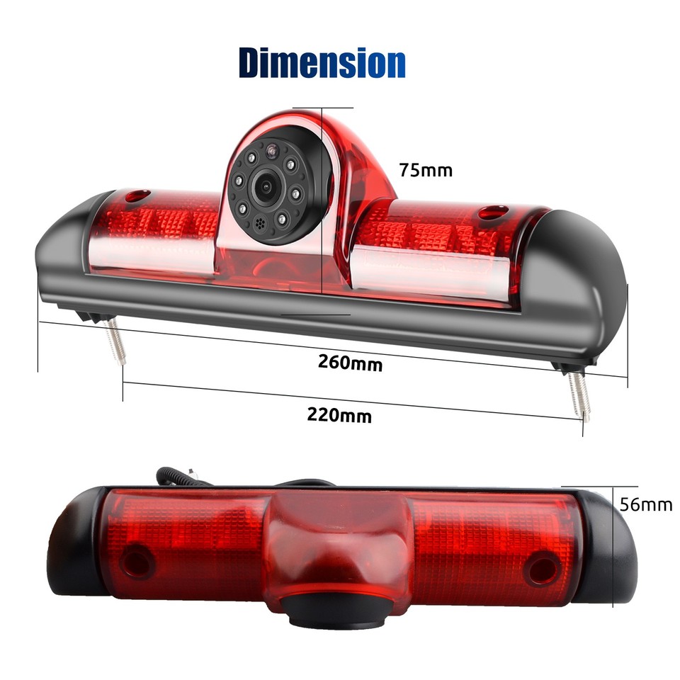 Rear Reversing Brake Light HD Camera For Fiat Ducato Citroen Relay ...