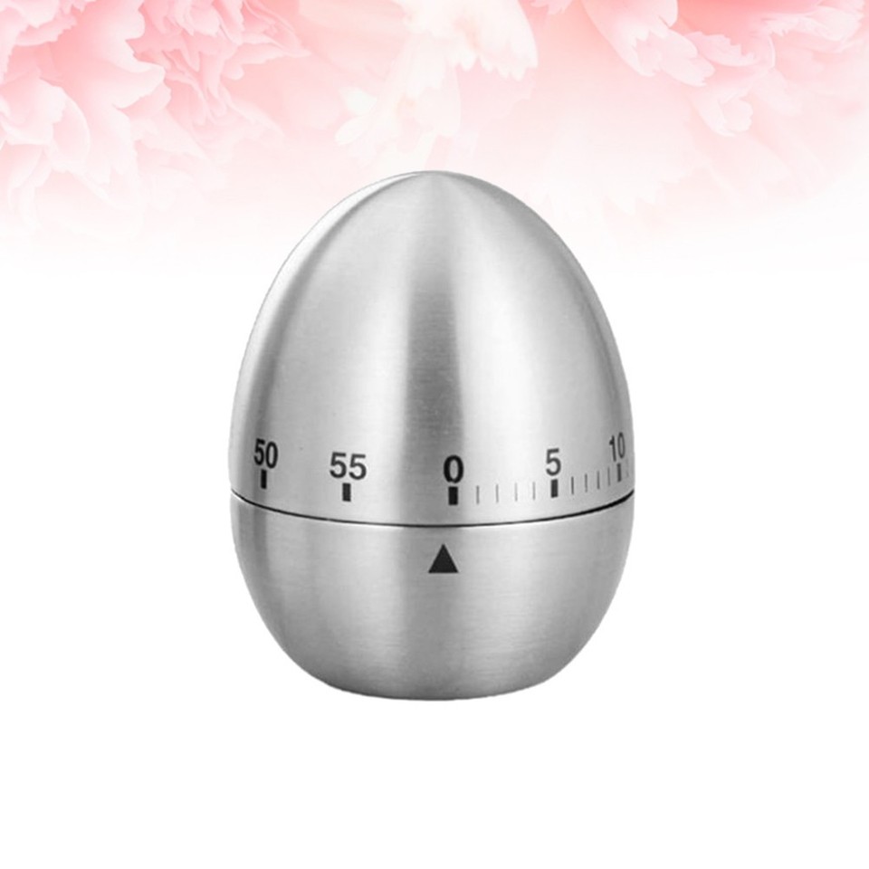 2 Count Mechanical Kitchen Timer Stainless Steel Household Countdown ...