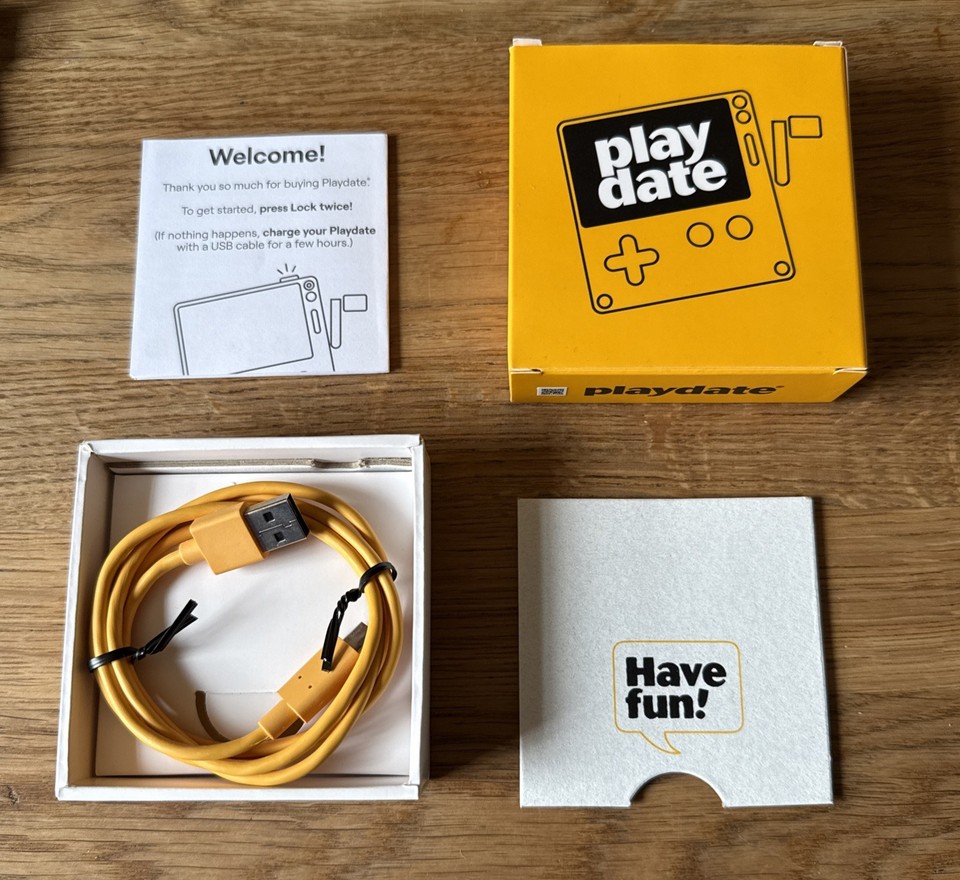 Playdate Console, Boxed In Excellent Condition With Case And Season 1 ...