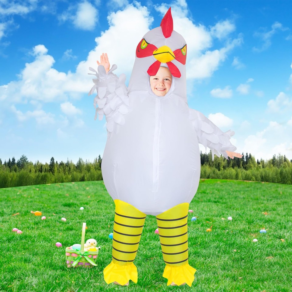 Inflatable Chicken Costume for Kids Halloween Costume for Kid Boys ...