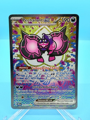 Pokémon SIR Pecharunt EX 163/131 Prismatic Evolutions Special ...