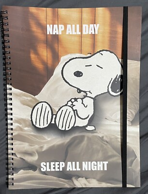 Typo A4 Snoopy Peanuts Notebook Recycled Back to School | eBay