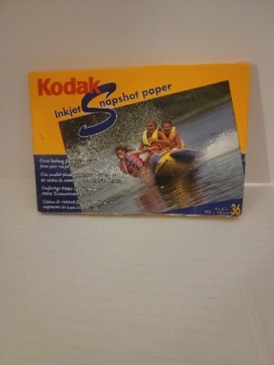 KODAK INKJET SNAPSHOT PAPER 4 X 6 #1456979 Partial Box | eBay