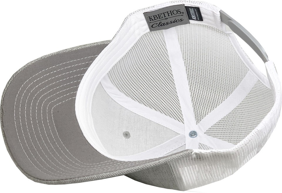 Classic 6 Panel Mesh Cotton Twill Trucker Cap Adjustable Snapaback Hat ...