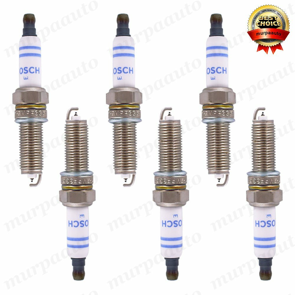 6PCS Bosch Platinum Spark Plugs YR7MPP33 A004159180326 For Mercedes ...