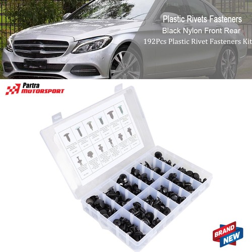Auto Push Clips Retainer Assortment Kit Car Shield Pin Rivet Fasteners ...