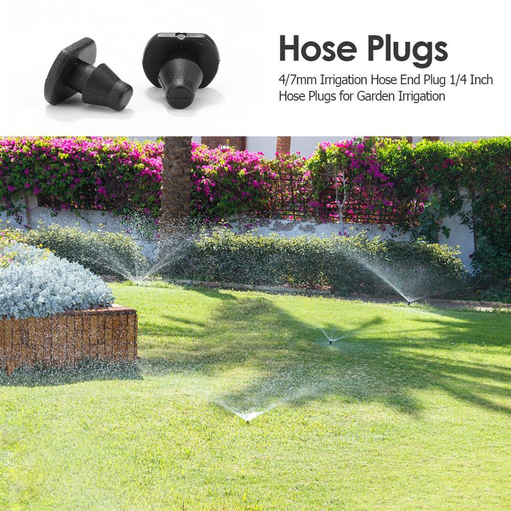 4/7mm Irrigation End Plug 1/4 Inch Hose Plugs for Garden Irrigation ...