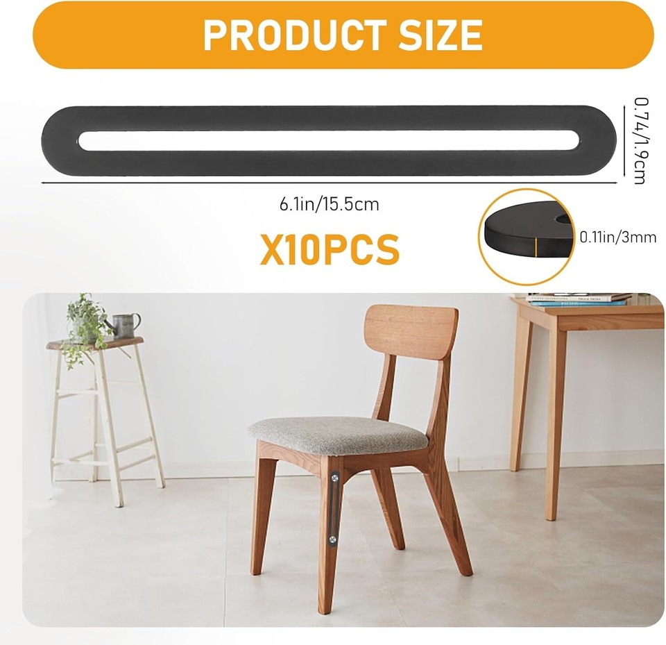 Adjustable Flat Mending Plate with Single Slot Hole, 10pcs 6 1/10 ...