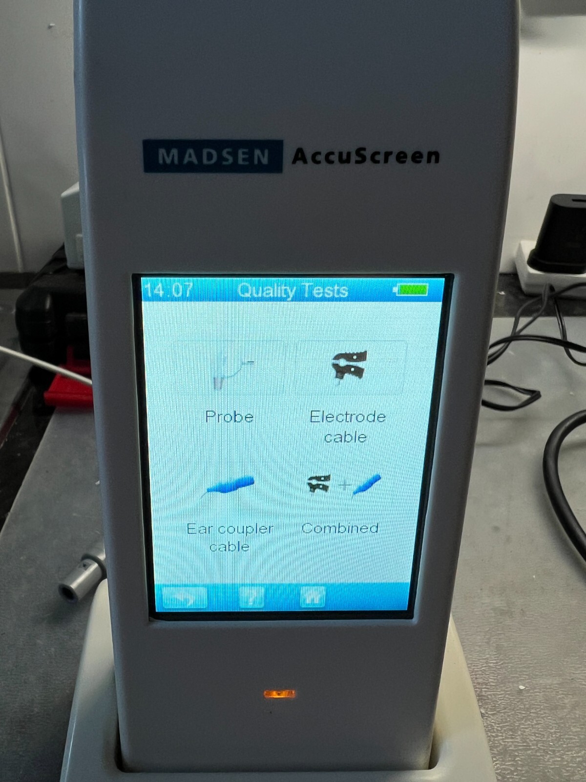 OAE Probe Madsen AccuScreen Natus 1077 Audiometer Hearing Screener | eBay