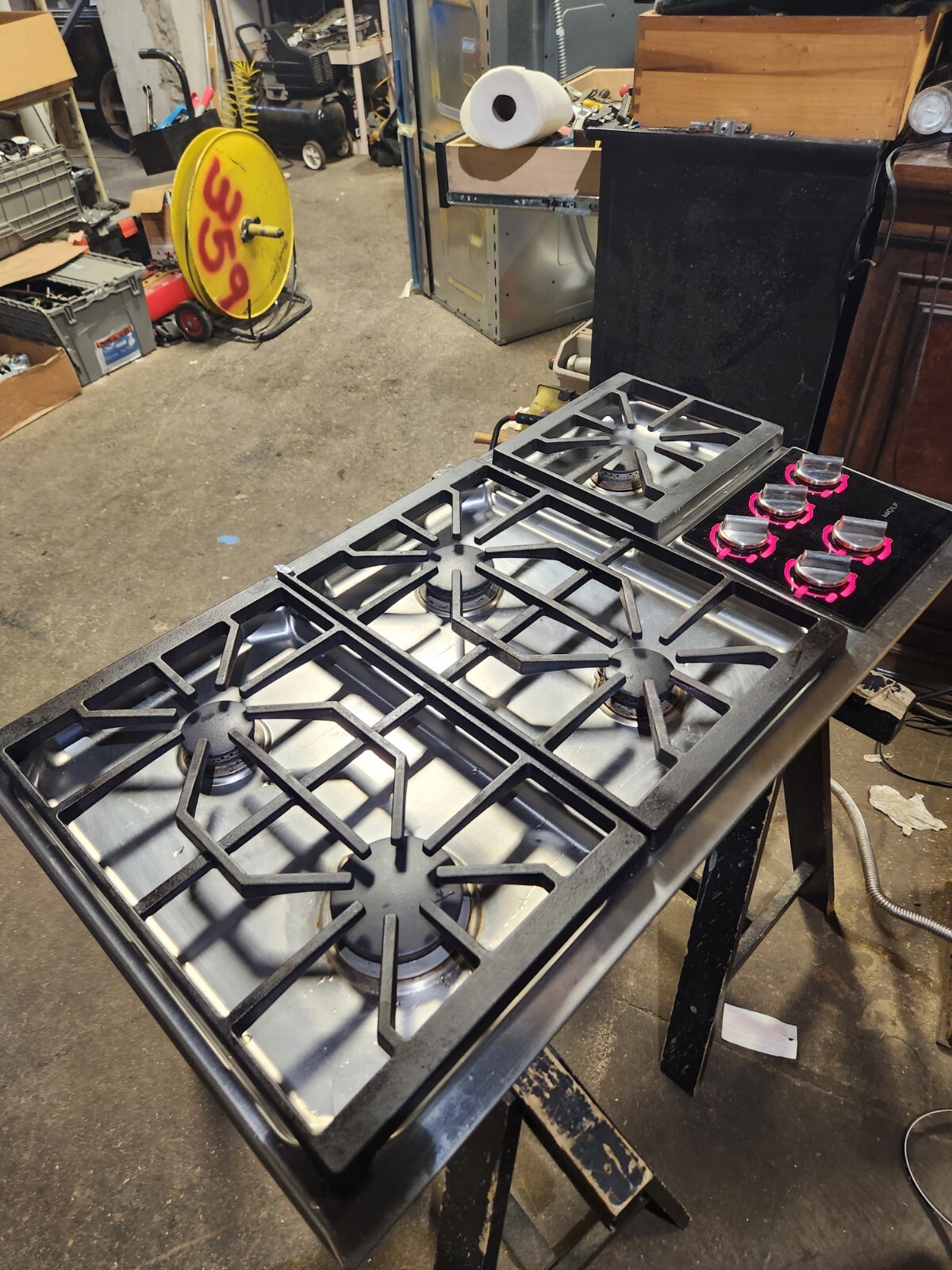 36" Wolf Stainless Gas Cooktop, ct36 propane | eBay