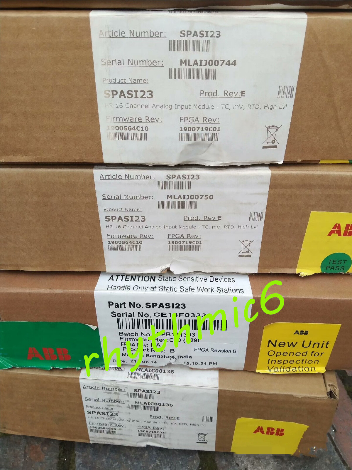 Brand New ABB SPASI23 Analog Input Module Fast FedEx or DHL | eBay