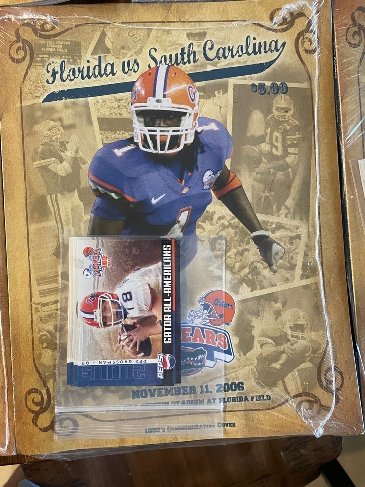 Florida Gators Football 2006 BCS NatlChmp - Home Game Programs (Sealed ...