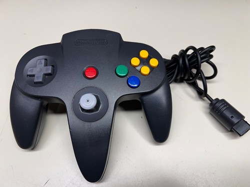 AUTHENTIC N64 CONTROLLER BLUE 9/10 STICK NUS-005 NICE CONDITION TIGHT ...
