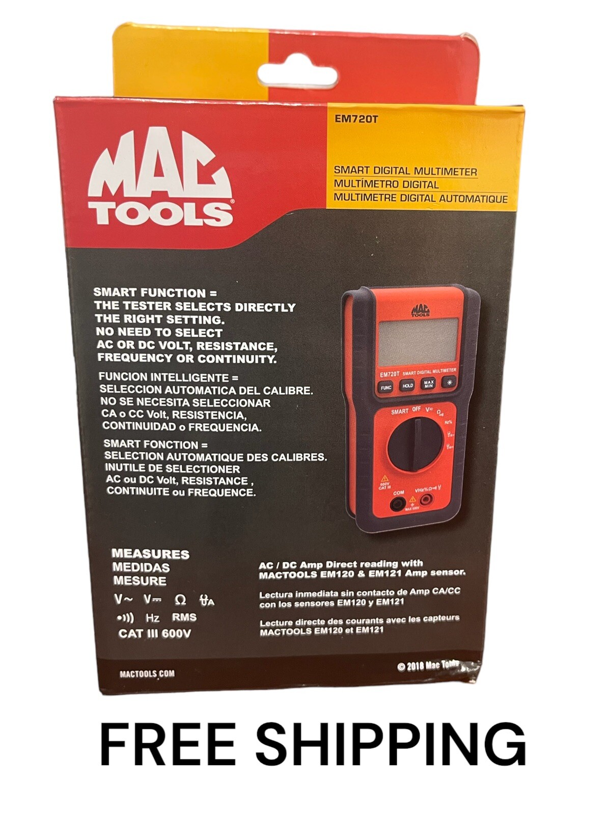 Mac Tools Smart Digital Multimeter EM720T Unopended for sale online | eBay