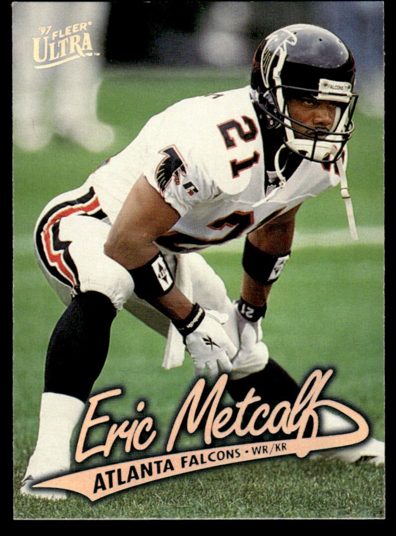 1997 Ultra Football Card Eric Metcalf Atlanta Falcons #76 8979 | eBay