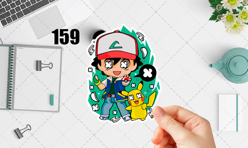 Laminate funny Pokemon Ash sticker decal for car,room,windows & more | eBay