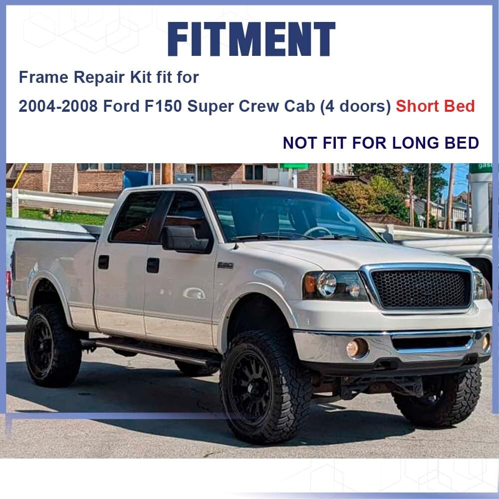 Mid Frame Rail Rust Repair Kit For 2004-2008 Ford F150 Super Crew Cab ...