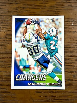 Malcolm Floyd 2010 Topps Football MINT Chargers Legends Jersey Wyoming ...