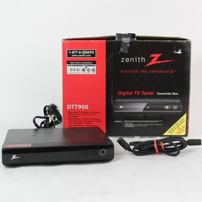 Zenith Digital TV Tuner Converter Box DTT900 2008 No Remote Untested ...