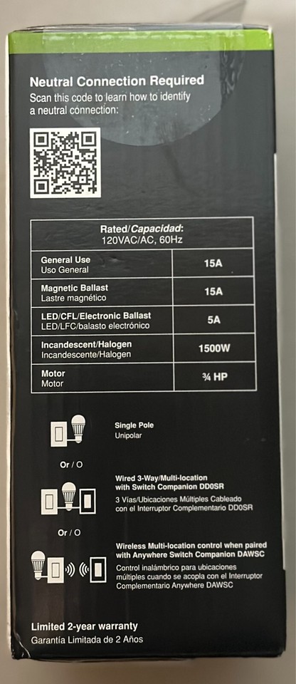 Leviton Decora Smart Gen. 2 Wi-Fi Switch - White | eBay