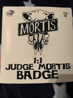 Judge Mortis 2000 AD Judge Dress Collectible Badge RARE | eBay UK