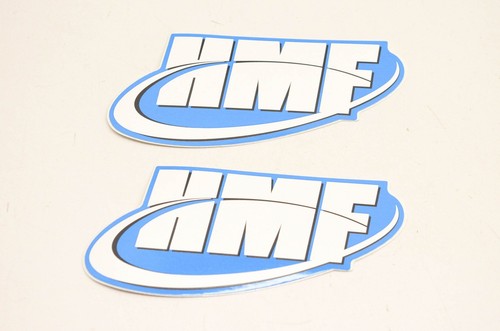 HMF Blue Logo Decal 5"x2". Qty 2 NOS | eBay