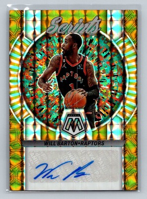 Will Barton 2022-23 Panini Mosaic Scripts Gold /10 #MS-BAR Toronto Raptors | eBay