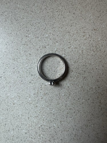 Pandora S925 Ale Sterling Silver Red One Love Heart Cubic Zirconia Ring ...