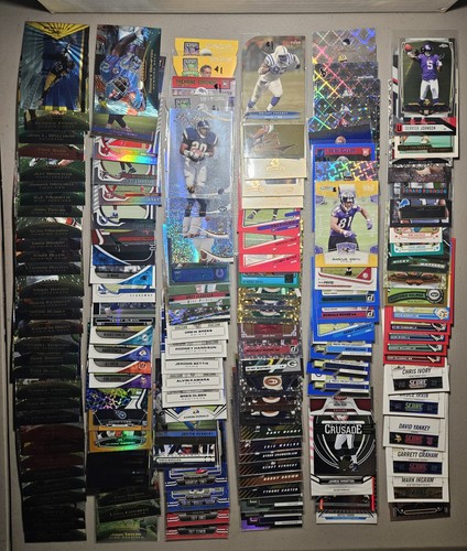 Football Card 100% Lot Of 145 Parallel Cards Some Serial Numbered ...