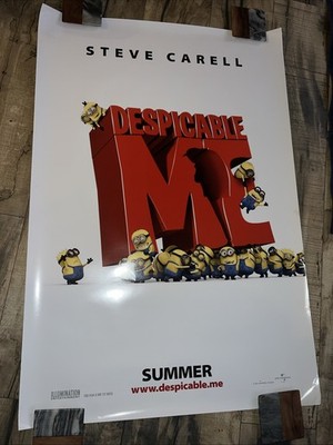 Original Rare Despicable Me Movie Theater Poster 27x40 Double Sided ...