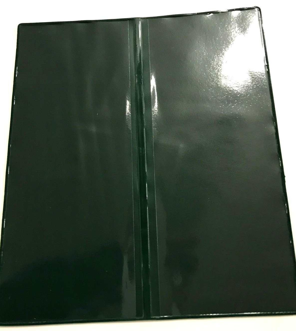 DOUBLE FOLDING LOTTERY TICKET HOLDER/WALLET LEATHER LOOK AND PLAIN ...