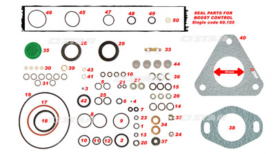 KIT JOINTS Delphi DP200/210/DPC DPCN TURBO Réf 9109-210 = 9109-210A ...