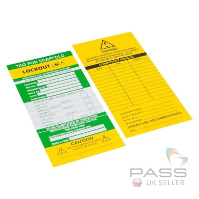 Scaffolding Tag Record Card (Pack of 10) | eBay UK