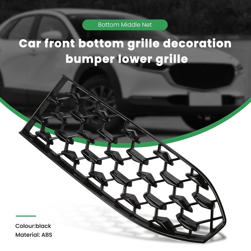 1X(Car Front Bottom Middle Net Decoration Bumper Lower Grilles Stand ...