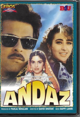 ANDAZ (1994) DVD Starring Anil Kapoor, Juhi Chawla, Karishma Kapoor ...