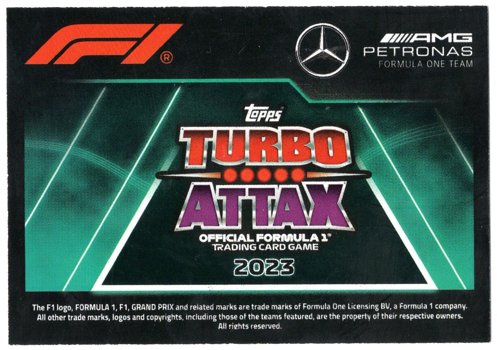 2023 TOPPS [TURBO ATTAX] F1 TCG F1EM CARD - 162 George RUSSELL ...