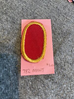 782 Maintenance Oval Patch Army | eBay