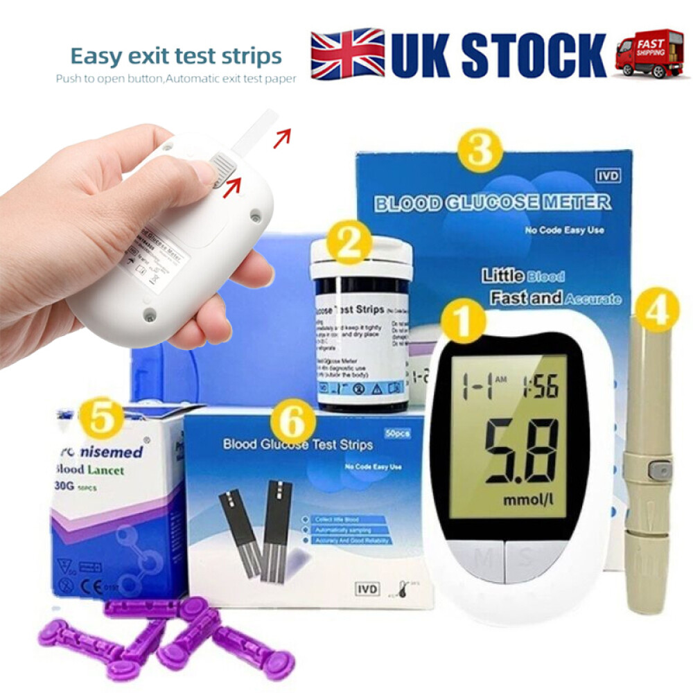Continuous Glucose Monitor Blood Glucose Monitor Testing Kit - Includes ...