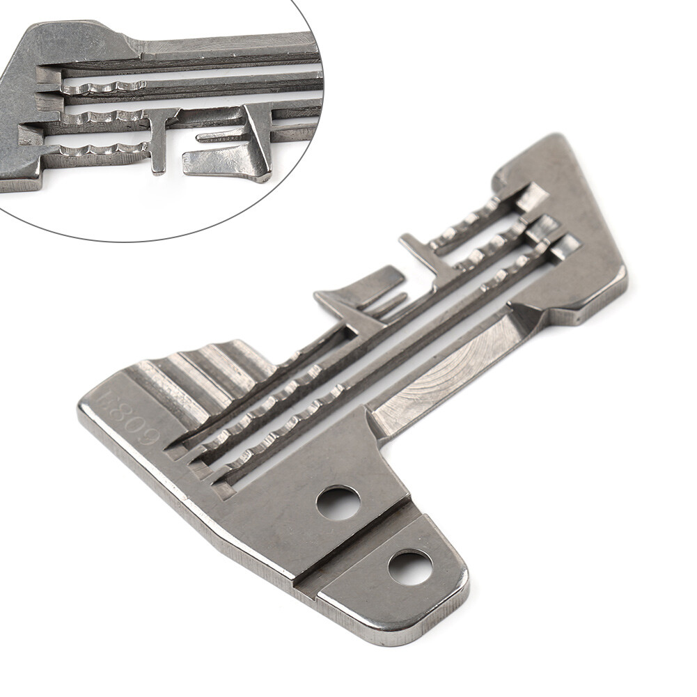 E809 Needle Plate Fit For Juki 3314 Siruba 747 4-Thread Overlock Sewing ...
